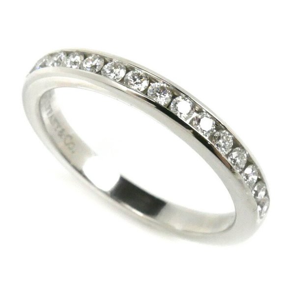 Tiffany & Co. | Jewelry | Tiffanyco Tiffany Pt95 Platinum Half Circle ...